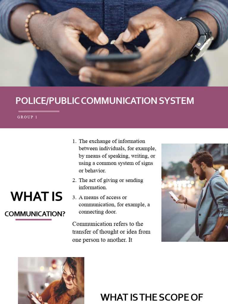 Police Communication Systems Overview | PDF | Communication | Radio