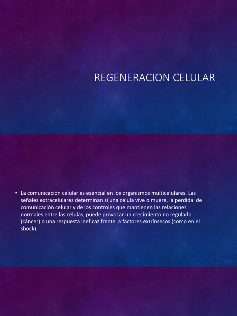 Regeneracion Celular | PDF | Ciclo celular | P53