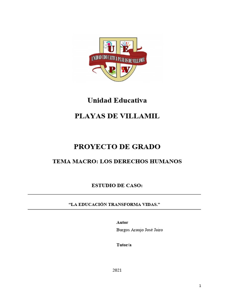 burgos araujo-la educacion transforma vidas | PDF | Desempleo ... burgos araujo-la educacion transforma vidas | PDF | Desempleo ...