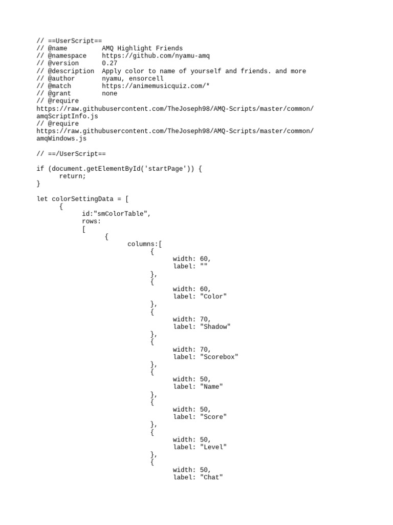 Code Script Tampermonkey | PDF | Software | Computing