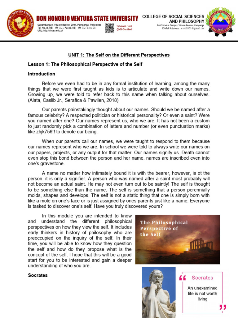 Lesson 1 | PDF | Soul | Idea