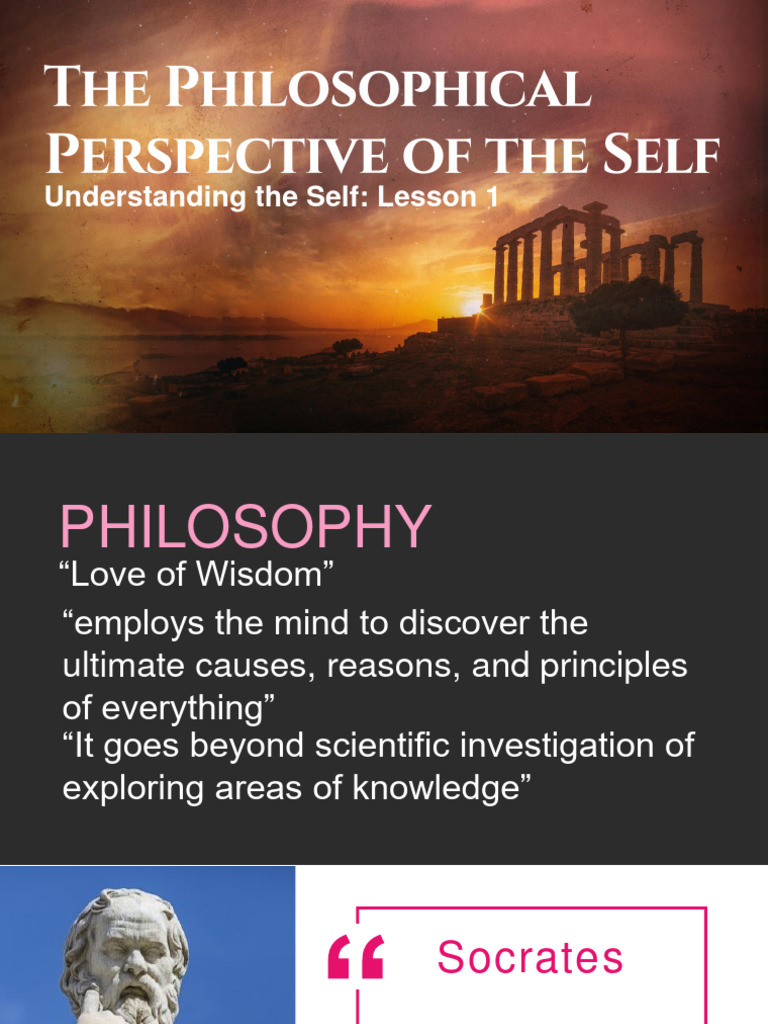 Philosophical Perspective | PDF | Philosophy Of Self | Soul