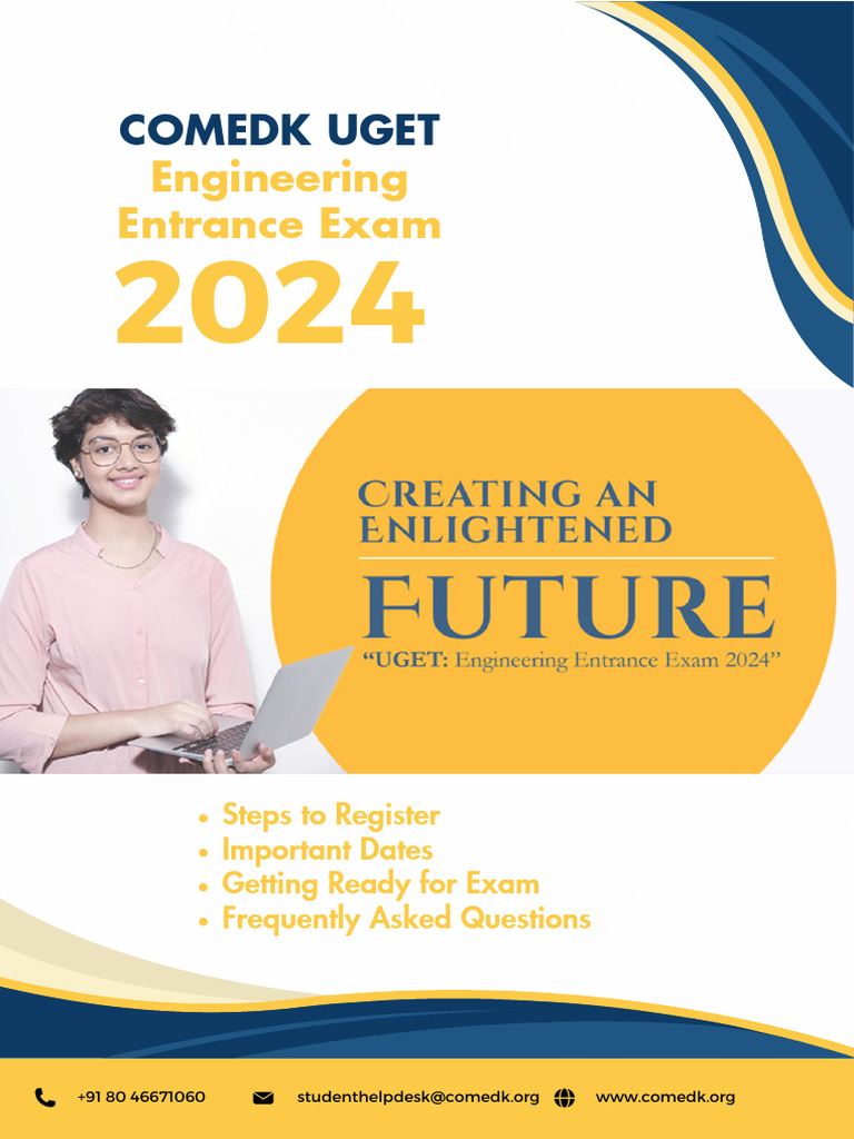 Comedk 2024 Exam Brochure | PDF | University And College Admission