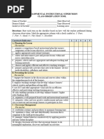 Teacher III Classroom Observation Rubric | PDF | Learning | Teachers