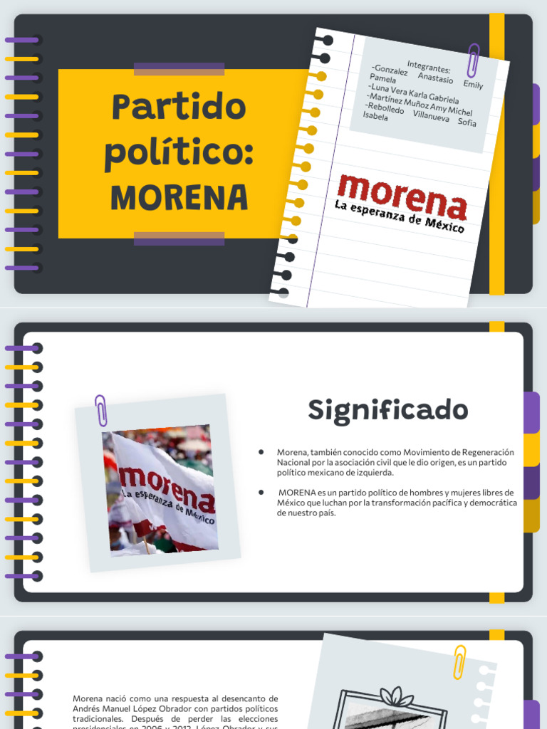 Significado y orígenes del partido Morena | PDF | México | Gobierno
