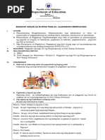 Co Lesson Plan Filipino 5 Quarter 1 | PDF