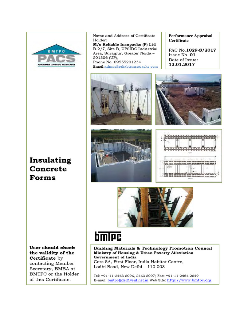 44 Pac Icf | PDF | Concrete | Polystyrene