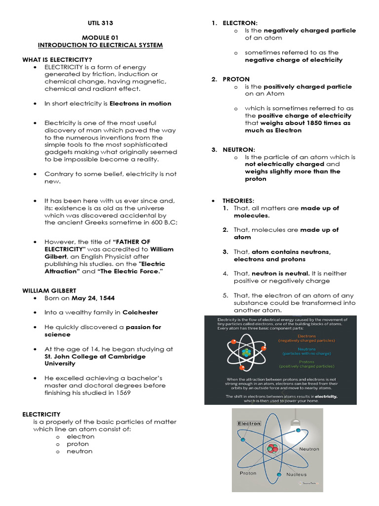 Util 313 Reviewer | PDF | Fuse (Electrical) | Electrical Resistance And Conductance