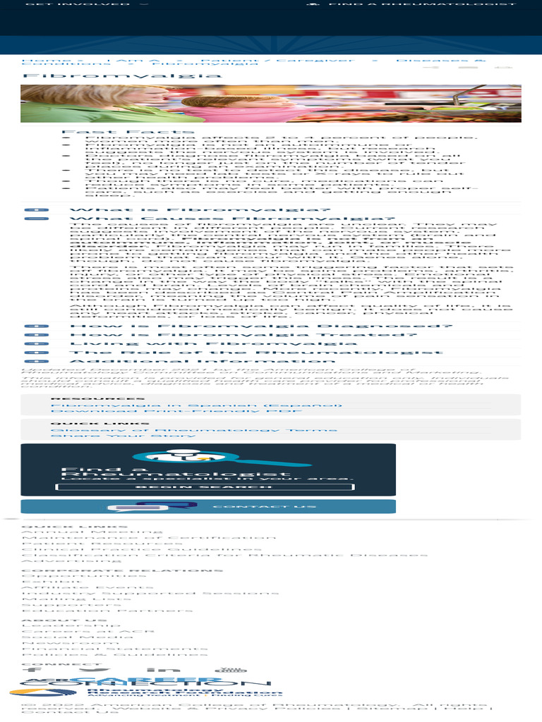 Fibromyalgia | PDF | Fibromyalgia | Autoimmune Disease