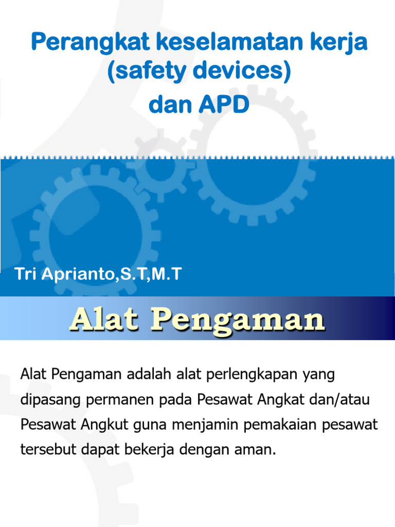 Safety Devices Dan APD | PDF
