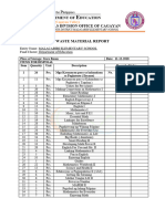 List of Consumables Materials - Template | PDF