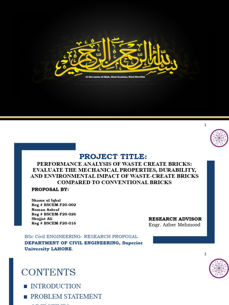 Presentation 2 FYP | PDF | Life Cycle Assessment | Materials