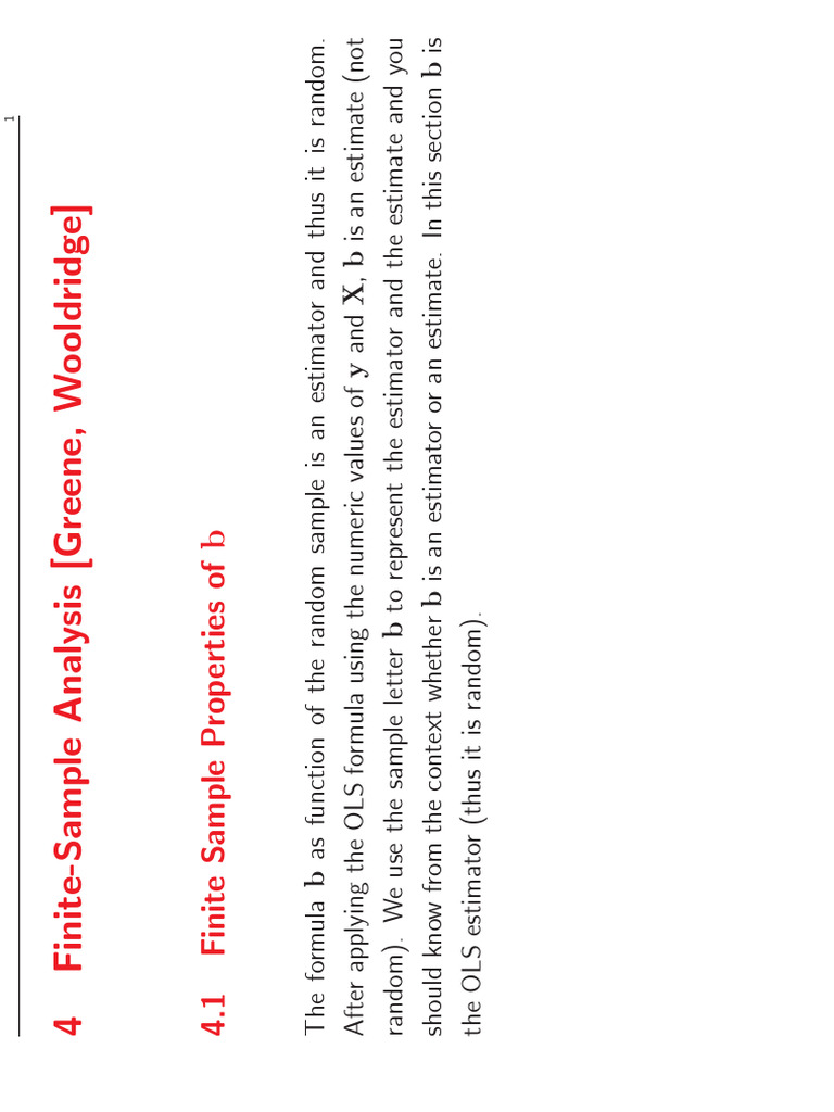 EC1_slides_part4 | PDF | Estimator | Ordinary Least Squares