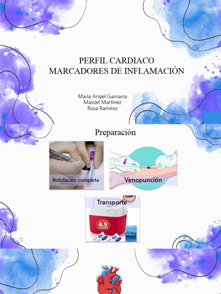 Perfil cardiaco | PDF | Infarto de miocardio | Inflamación