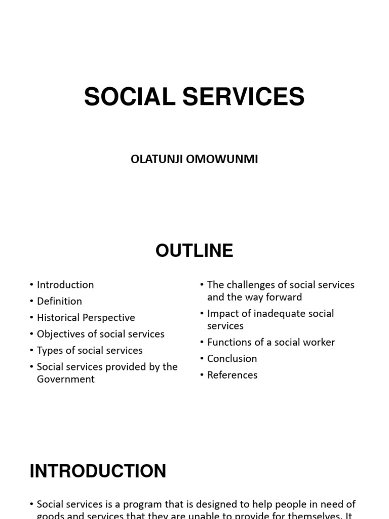 Social Services Note | PDF | Cost Of Living | Social Work