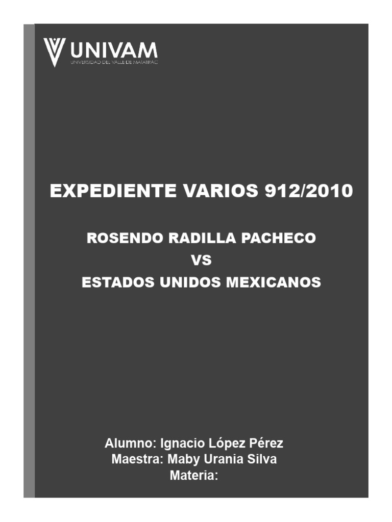 Comparto 'EXPEDIENTE VARIOS 912' Contigo | PDF | Jurisdicción | Violación