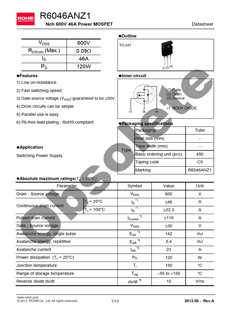 ROHM | PDF | Diode | Electronic Engineering