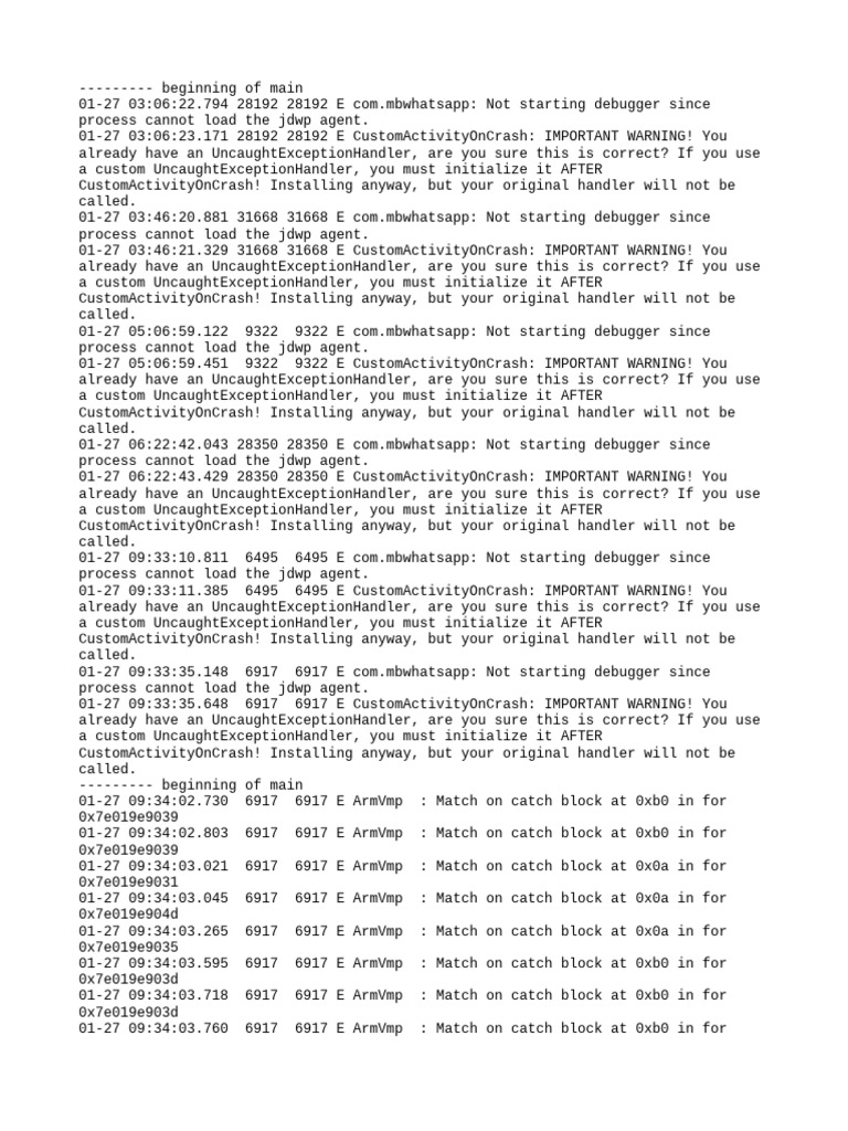 Logcat | PDF | Java (Programming Language) | Computer Engineering Logcat | PDF | Java (Programming Language) | Computer Engineering