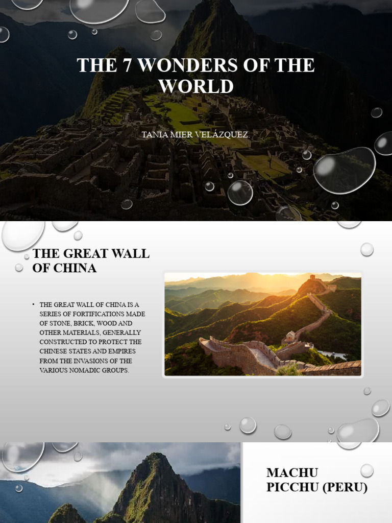 Las 7 Maravillas Del Mundo | PDF