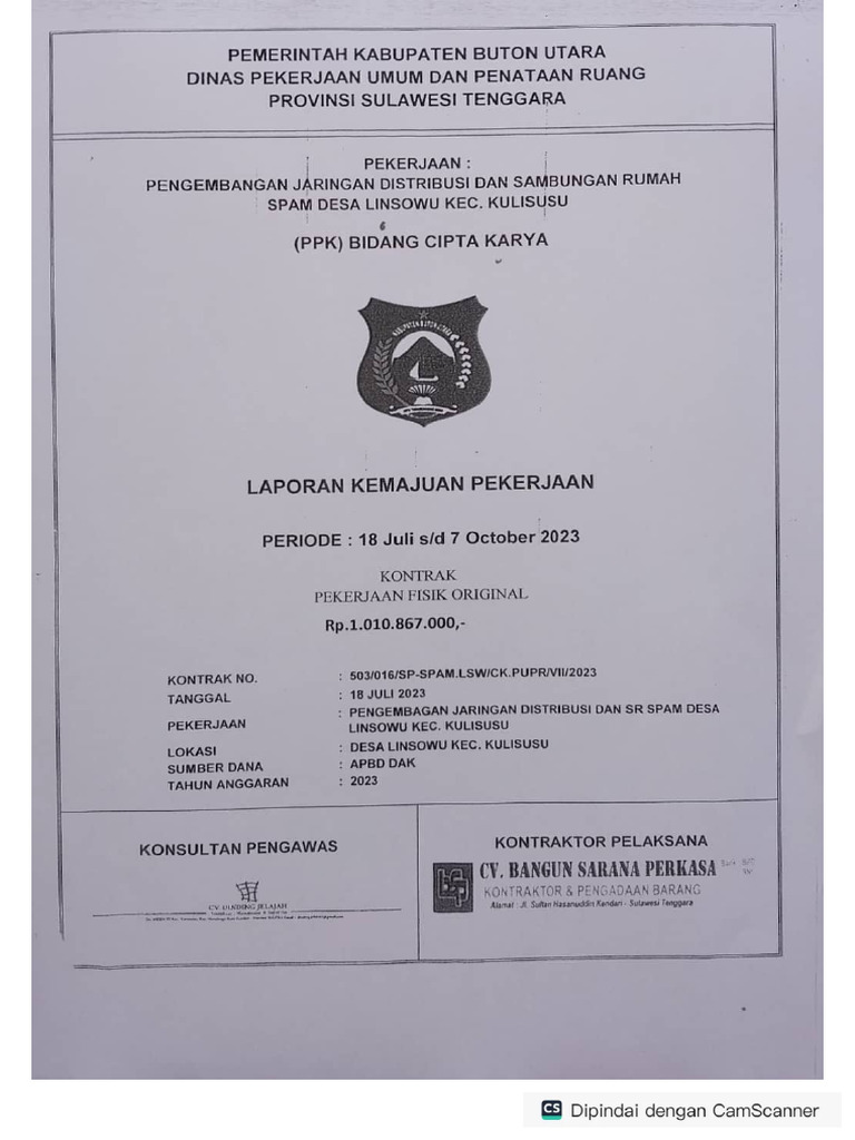 Laporan Progres | PDF