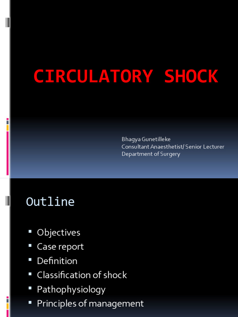 1. Pathophysiology of Shock 2015 June | PDF | Shock (Circulatory ...