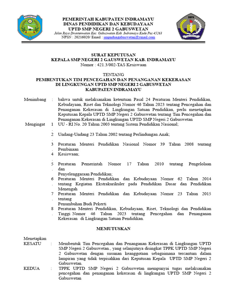 SK TPPK 2023 2024 | PDF