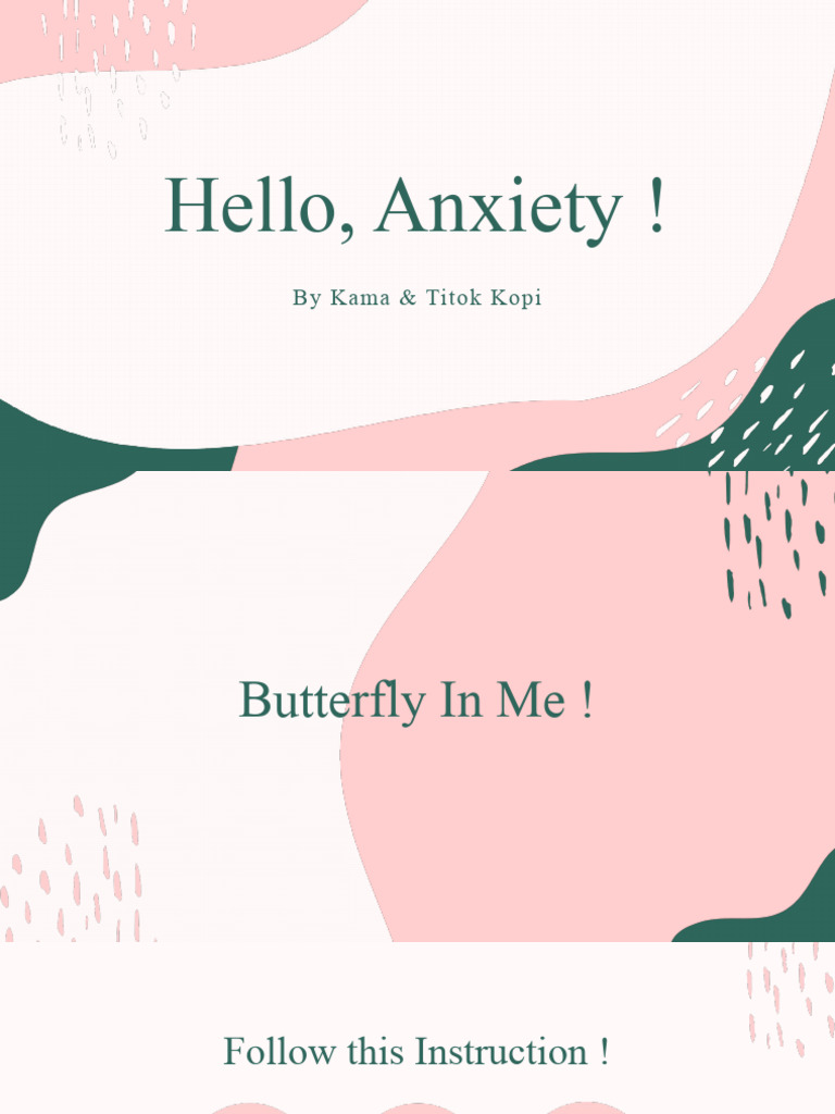 Hello, Anxiety ! | PDF