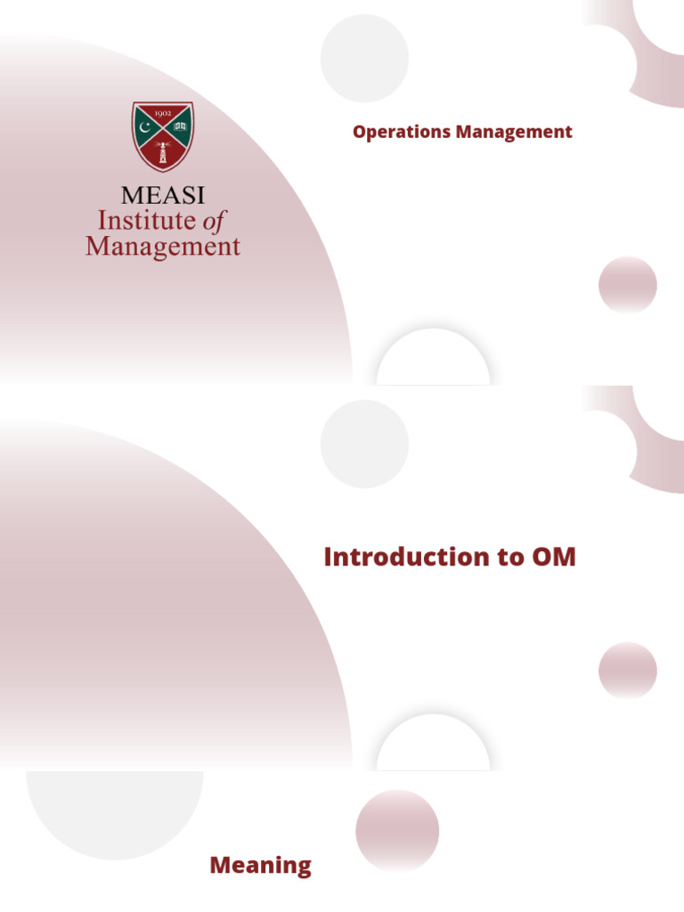 OM Unit II | PDF | Operations Management | Supply Chain Management