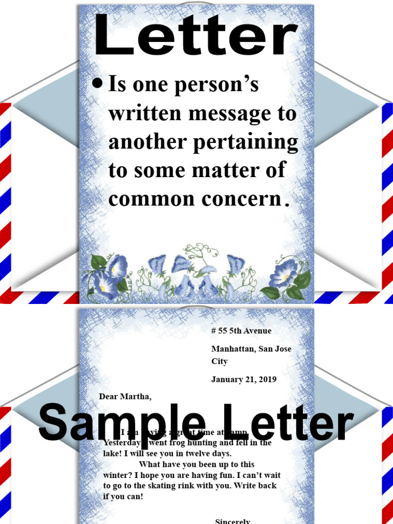 Parts of A Letter | PDF