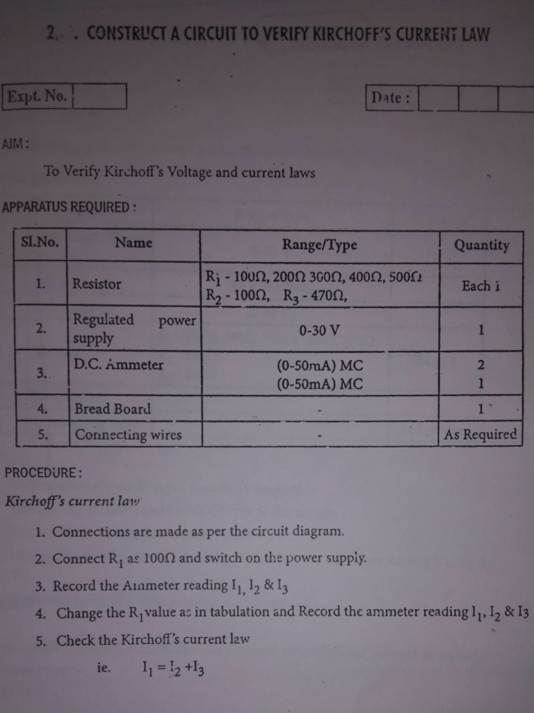 ECMD LAB Manual | PDF