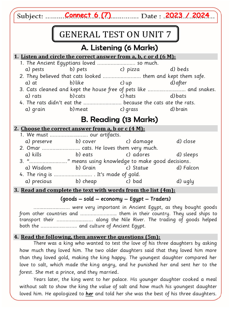 Connect 6 (7) ... | PDF | Cats | Ancient Egypt