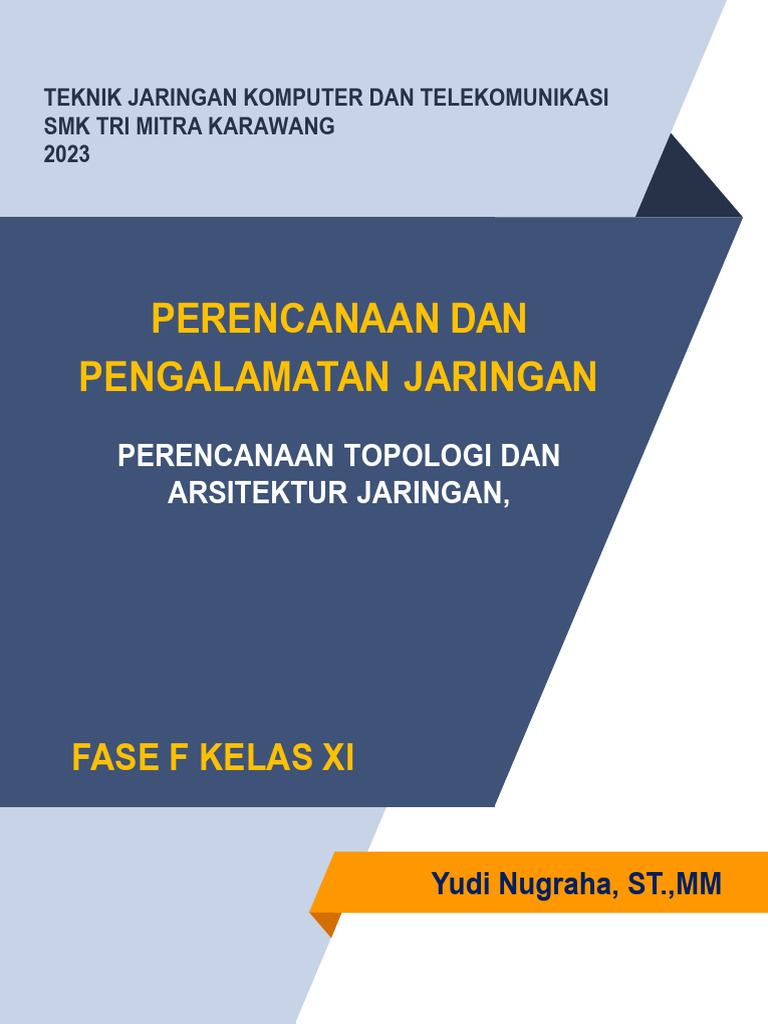 Modul Prak E1.1 Topologi Dan Arsitektur Jaringan | PDF