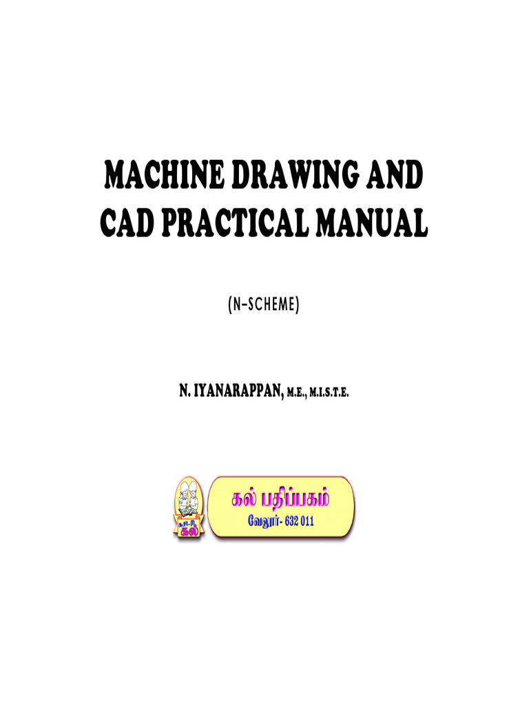 Machine Drawing & CAD Practical Manual - N Scheme | PDF | Computer Aided Design | Menu (Computing)