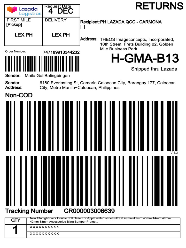 ReturnLabel (1) Sample Only | PDF