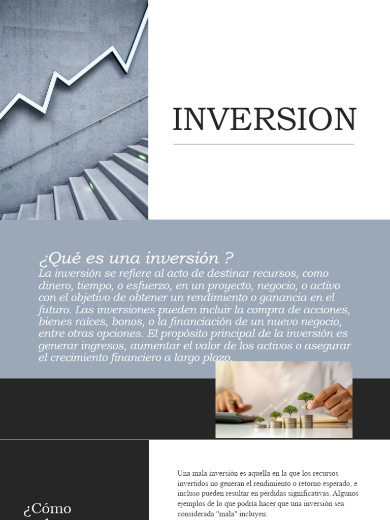 INVERSION | PDF | Inversiones | Compartir (Finanzas)