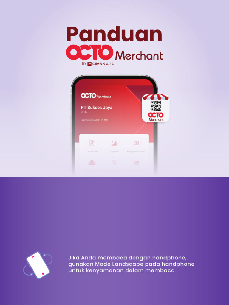 Panduan Online Onbording OCTO Merchant - 230916 - 131318 | PDF