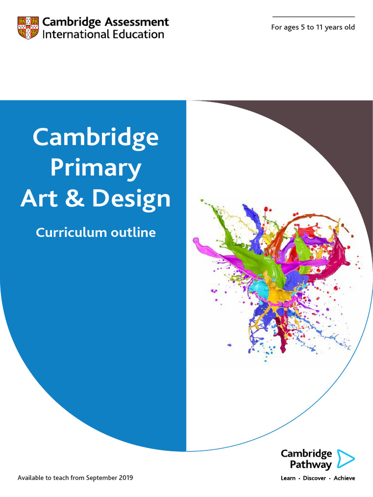 Cambridge Primary Curriculum Outline Art Design | PDF | Curriculum ...