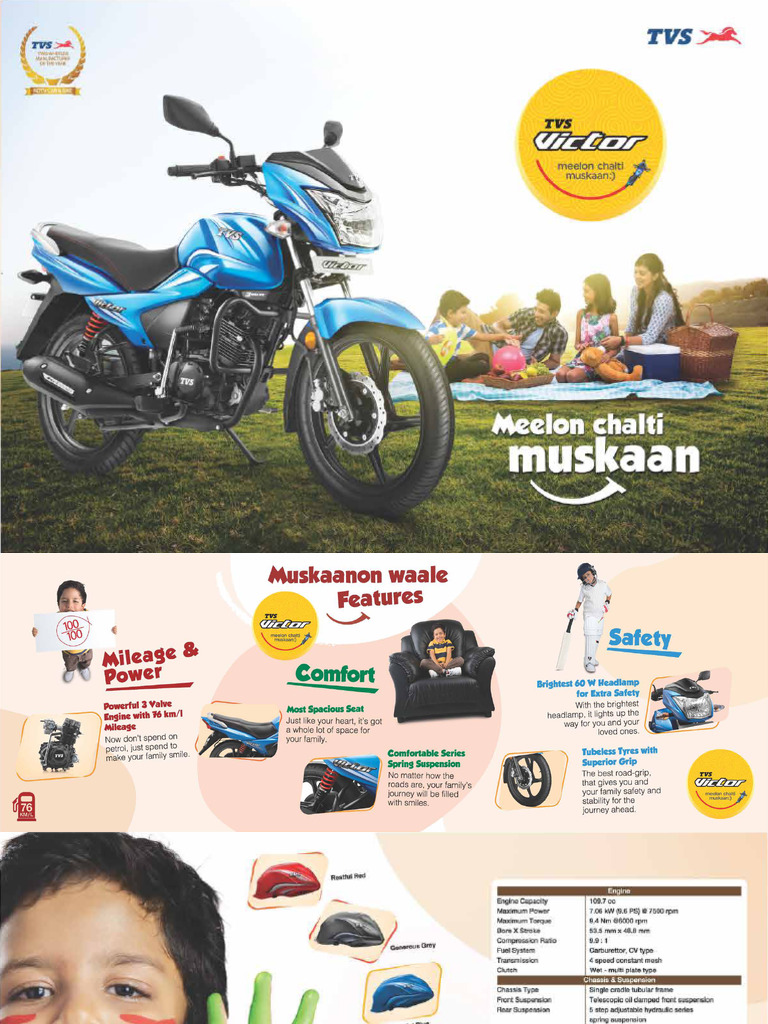 Tvs Victor Leaflet | PDF