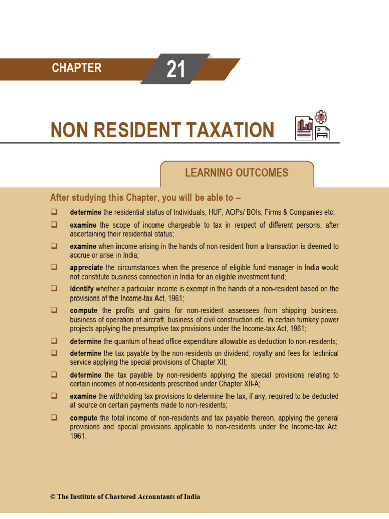 Non-Resident Taxation Guidelines | PDF | Business | Taxes