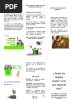 Triptico Basura | PDF | Residuos | Vertedero