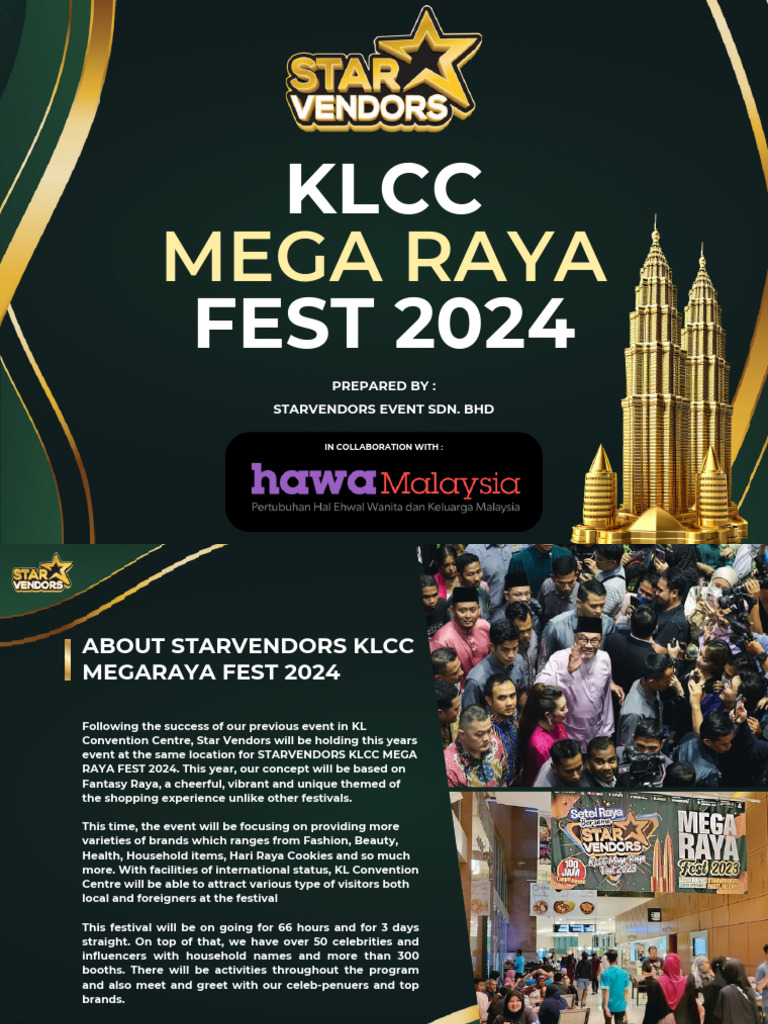 KLCC Mega Raya Fest 2024 | PDF | Advertising | Brand