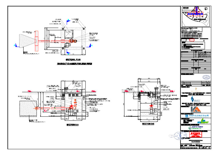 P107-SCP-SD-IRR-FH-GF-CTS-521-WASHOUT CHAMBER DETAILS FOR PIPE Ø250mm | PDF
