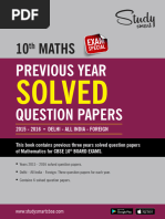 Class 10 Maths CBSE PYQ Chapter Wise Topic Wise | PDF | Polynomial ...