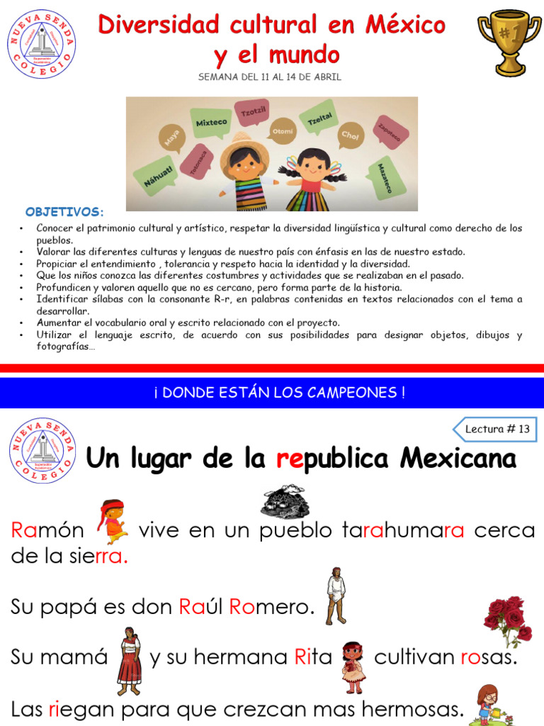 Diversidad Cultural de México para Niños | PDF