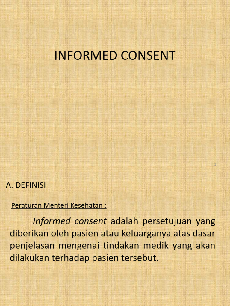 INFORMED CONSENT PPTX | PDF