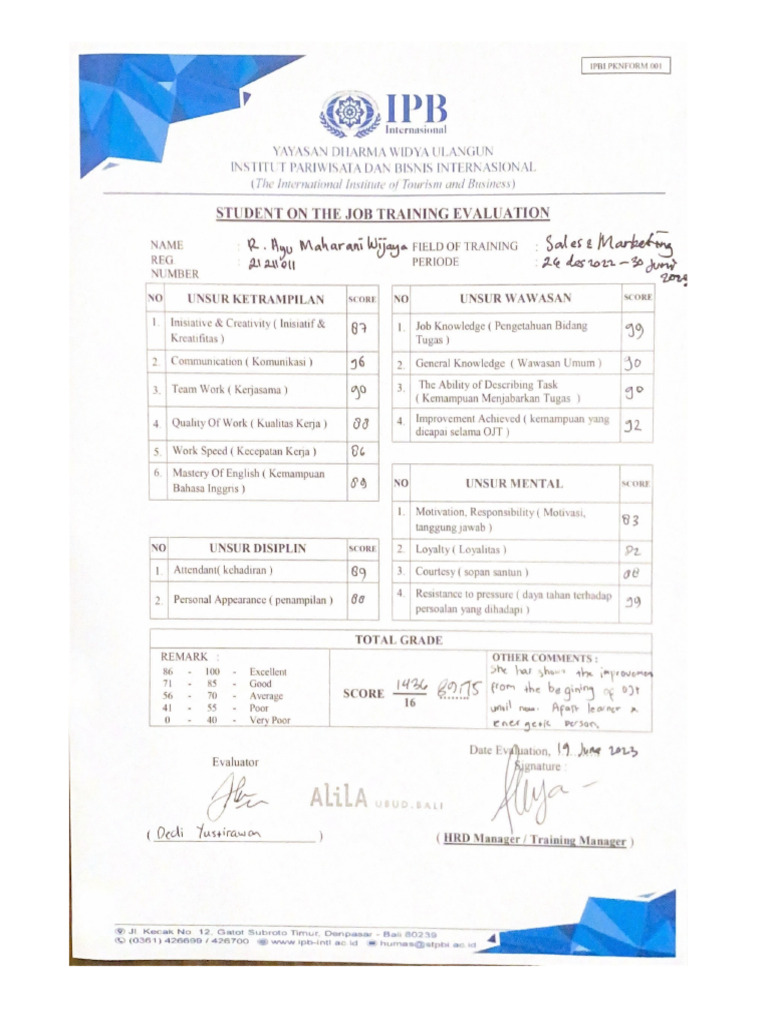 Intern Asional | PDF