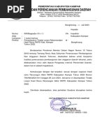 Edaran Perubahan RKPD 2025 Dan Perubahan Renja PD Tahun 2025 | PDF