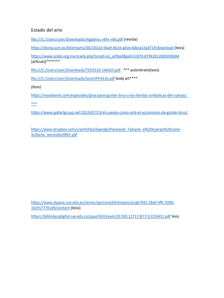 Gunter Brus y el Accionismo Vienés | PDF | Arte Corporal