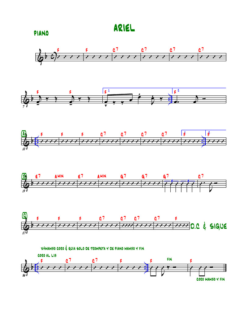 Ariel Piano | PDF