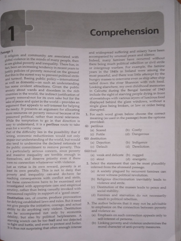 Comprehension | PDF | Poverty | Poverty & Homelessness